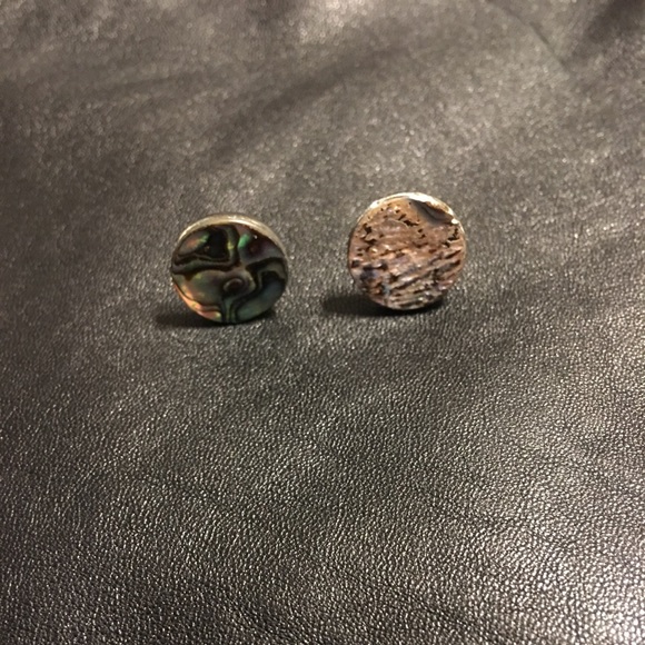 Jewelry | Simple Round Abalone Shell Stud Earrings | Poshmark